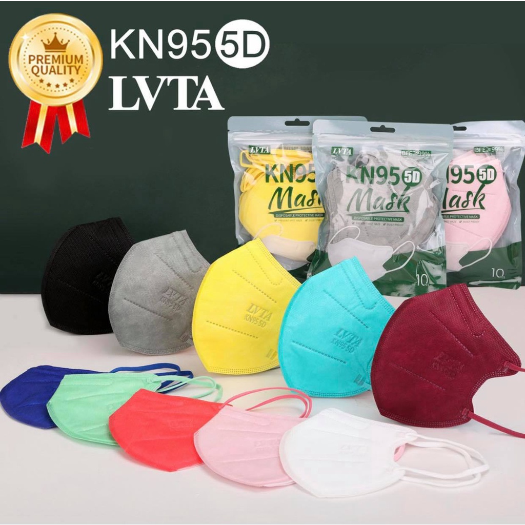 KN95 5D Mask 5-Layer Protection 10PCS | Shopee Philippines