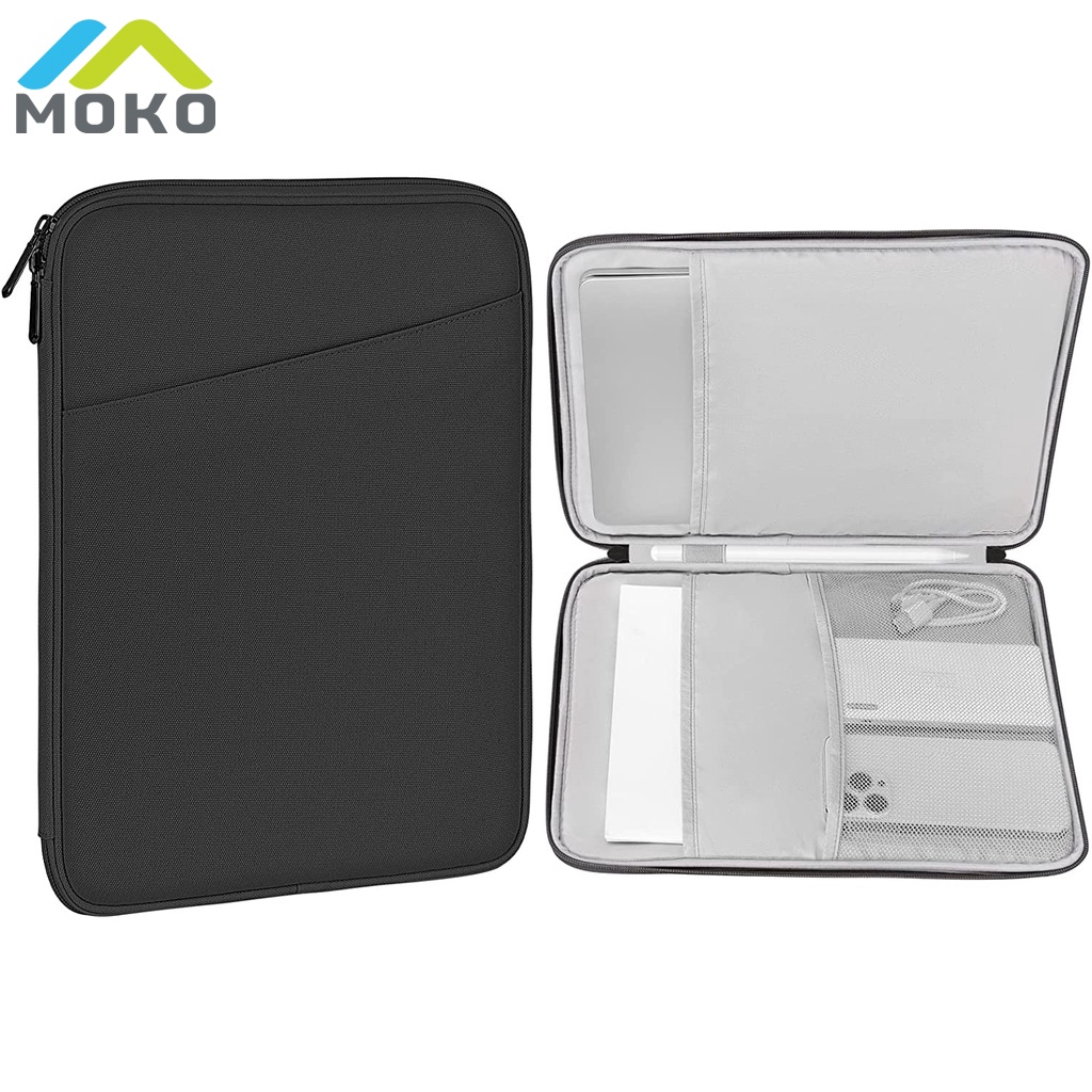 MoKo 12.9 Inch Waterproof Tablet Sleeve Bag with Slant Pocket ...