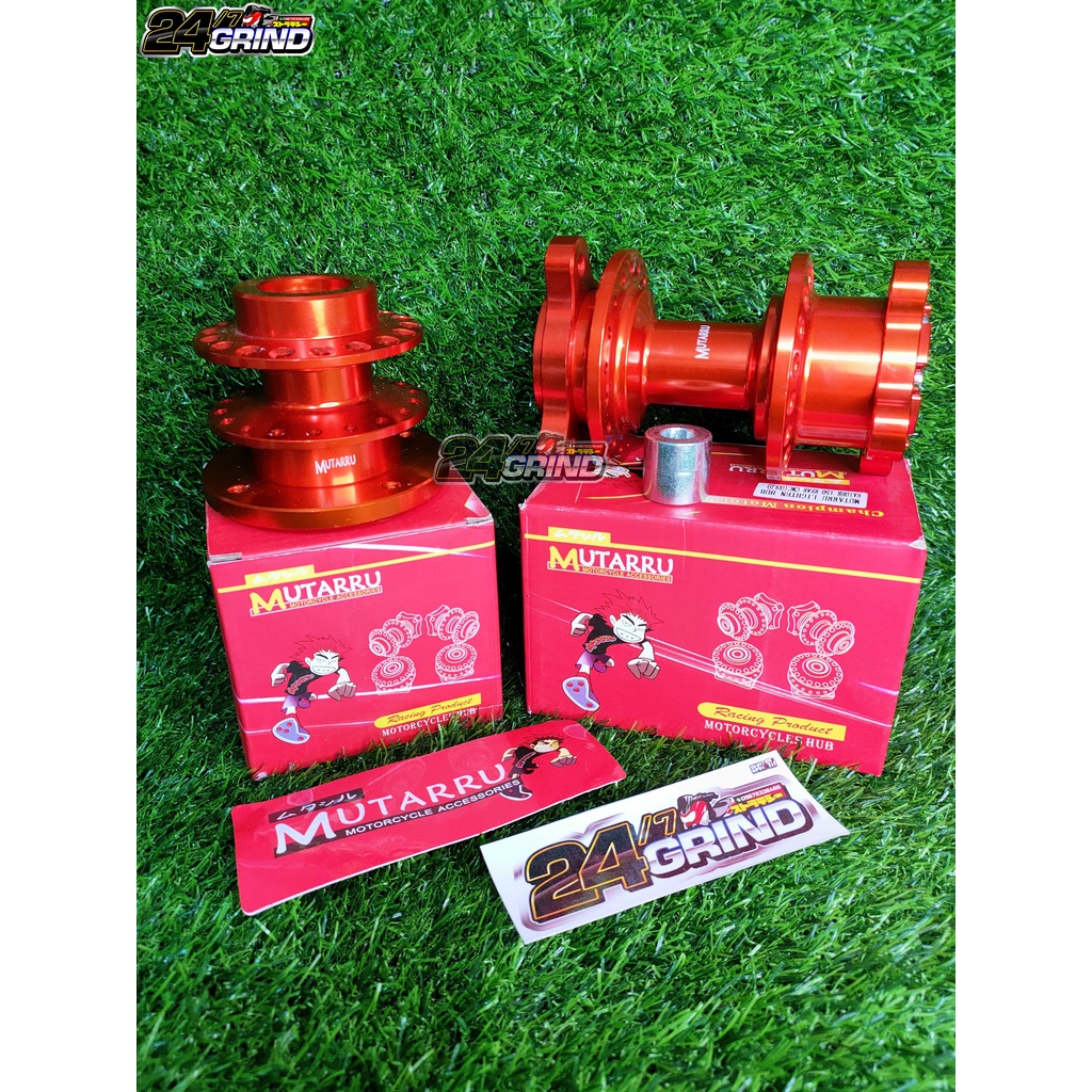 SUZUKI RAIDER 150 MUTARRU CNC LIGHTEN HUB ( ORANGE ) | Shopee Philippines