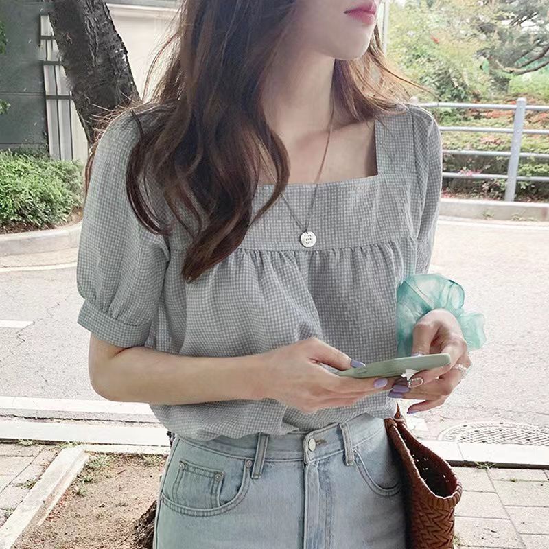 Japanese Blouse Style Shirt Summer Short Sleeve Women Top #5022 ...
