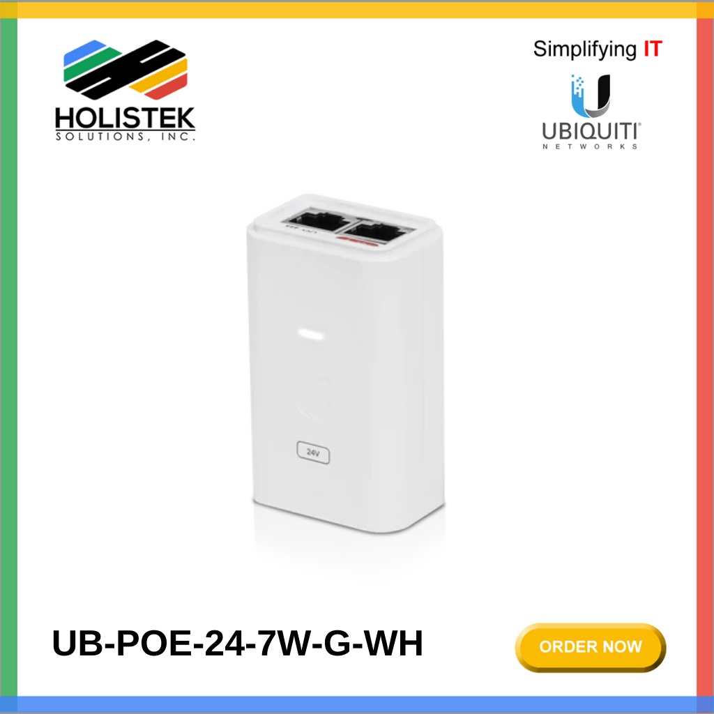 Ubiquiti POE Injector 24 0.3 A 7W, Gigabit LAN Port (POE-24-7W-G-WH) I ...