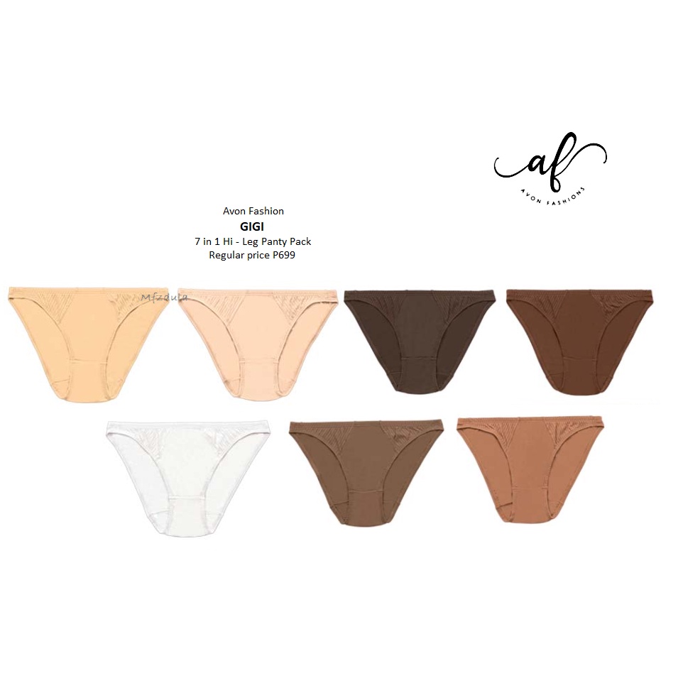 Avon Fashion GIGI 7 in 1 Hi - Leg panty pack | Shopee Philippines