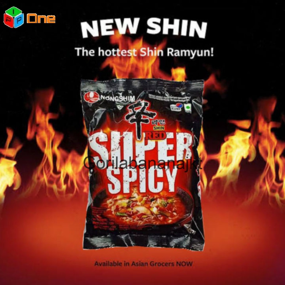 Nongshim Shin Red Super Spicy Shin Ramyun 120gr | Shopee Philippines