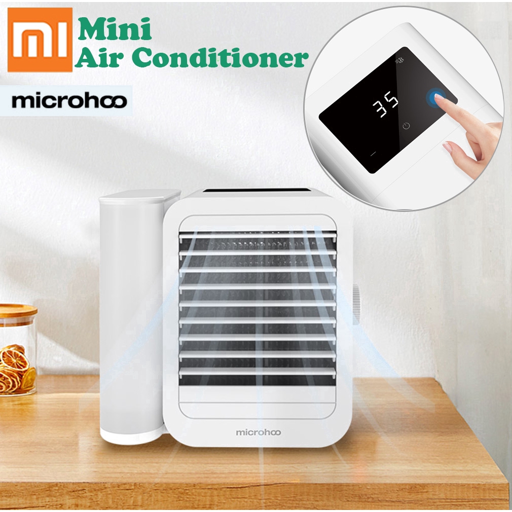 Newest Xiaomi Microhoo 3 In 1 Mini Air Conditioner Water Cooling Fan ...