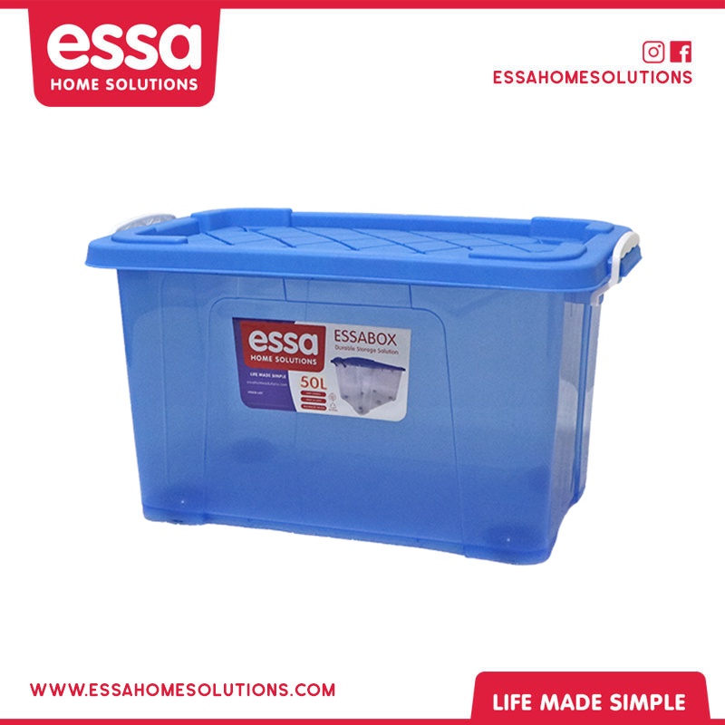 50 Liter Colored Storage Box - Essa Home Solutions | Shopee Philippines