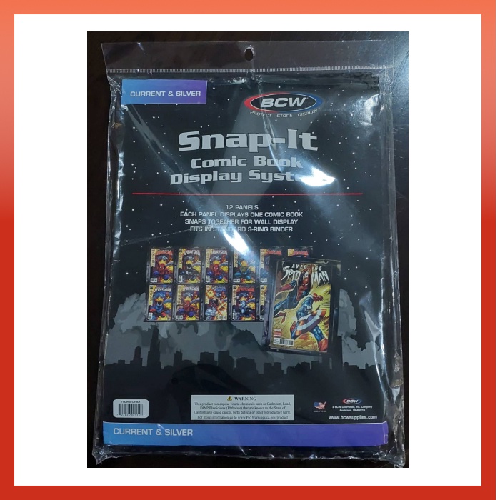 BCW Comic Book Snap-It - Black (Current & Silver) (12 pieces) | Shopee ...