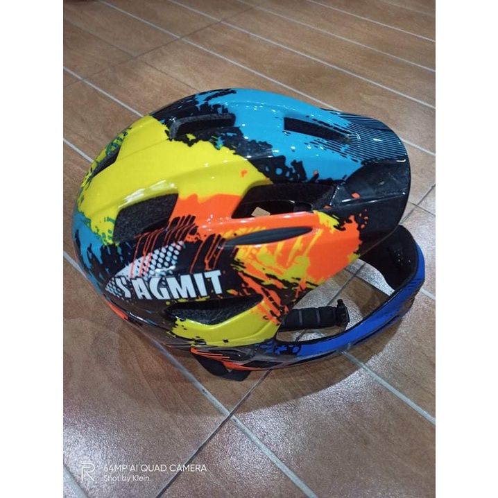 Sagmit Kids Helmet Full Face | Shopee Philippines