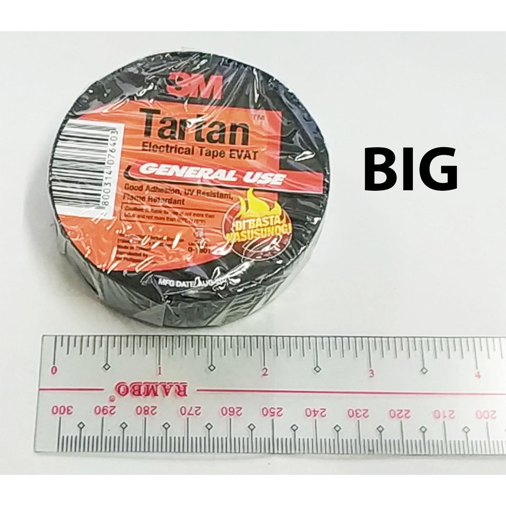 ORIGINAL 3M TEMFLEX 160 ELECTRICAL TAPE EVAT 19MM X 16 METERS X 0.15MM ...