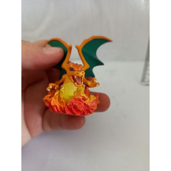 Charizard action figure pokemon charmender fire effect second bandai ...