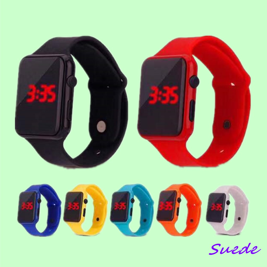 Student Simple Trend Creative Electronic Square LED Watch | Shopee ...