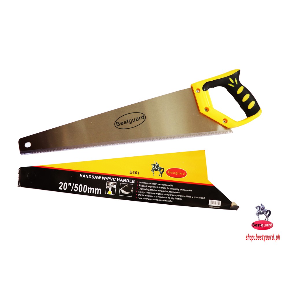 Bestguard E661 Handsaw With Pvc Handle Size 20 | Shopee Philippines