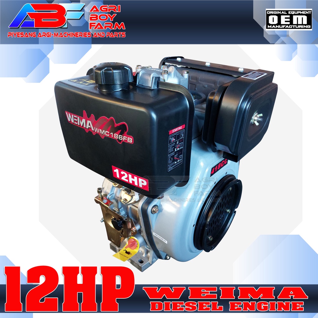 Weima 12HP Air Cooled Diesel Engine | Shopee Philippines
