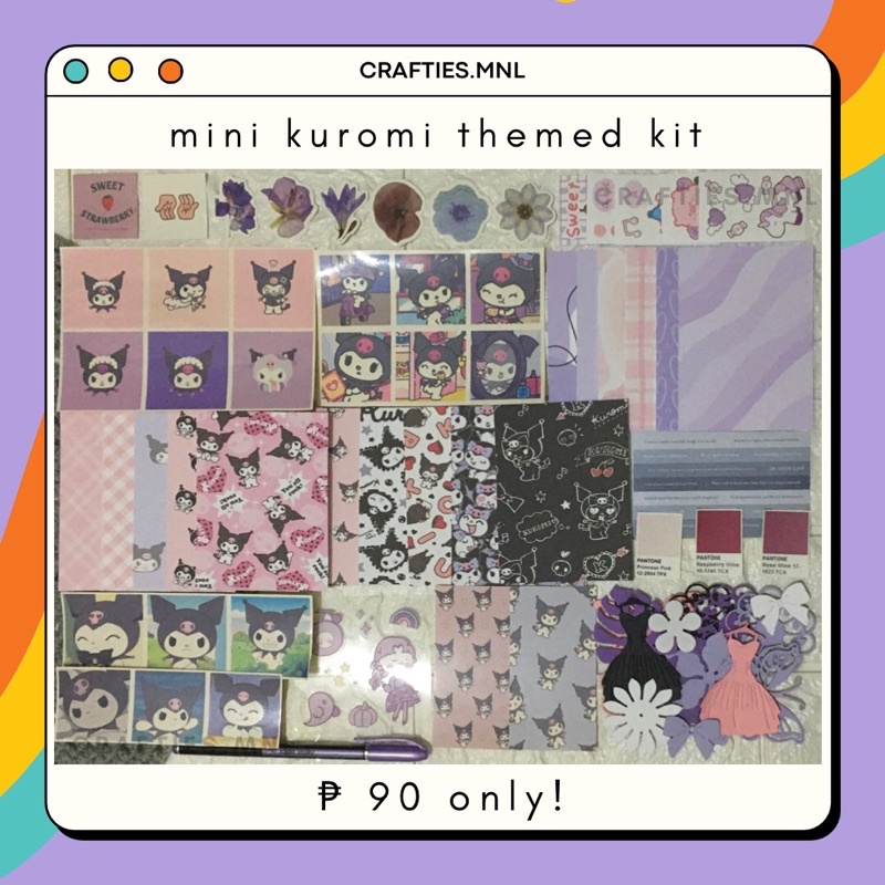 kuromi themed kit | crafties.mnl | Shopee Philippines