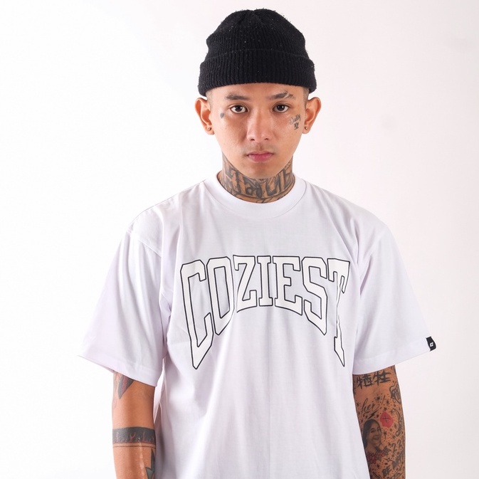 Coziest® Varsity Arc White Shirt | Shopee Philippines