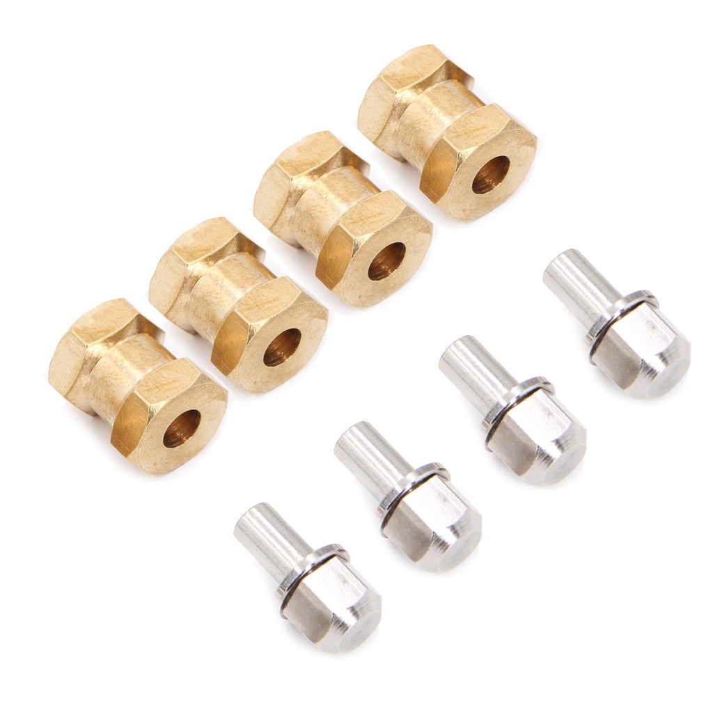 4pcs Aluminum 12mm Hex Wheel Hub Drive Adaptor 12/15/17/20/25MM Extension Combiner Coupler for 1 ...