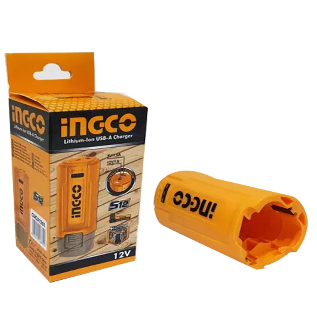 INGCO Lithium Ion USB A Charger 12V CUCLI1201 (battery not included ...