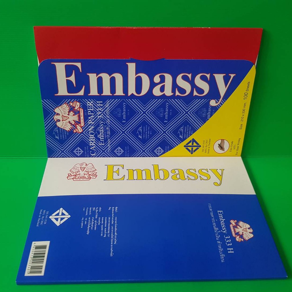 Carbon Paper Copy A4 Embossy 333H Blue (100 Sheets/Box) | Shopee Philippines