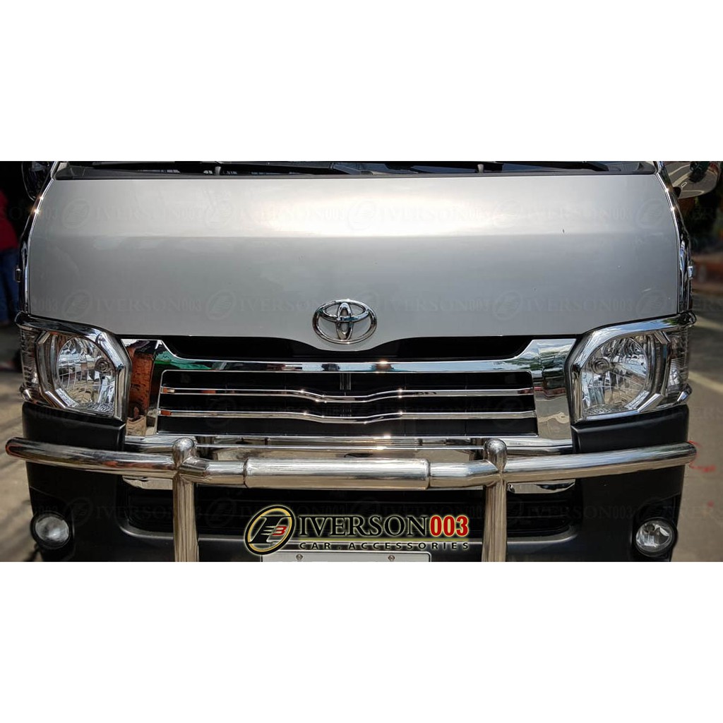 Modelista Front Grill for Toyota Hi ace Commuter 2014 to 2023 | Shopee ...