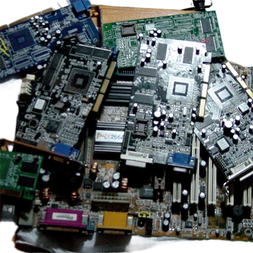 Scrap old bad computer electronic parts Display network sound card ...