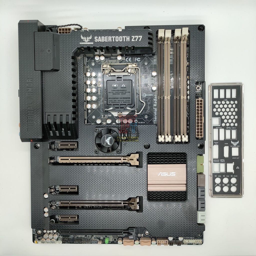 Asus SABERTOOTH Z77 ATX LGA1155(2nd/3rd Gen) Motherboard include I/O ...