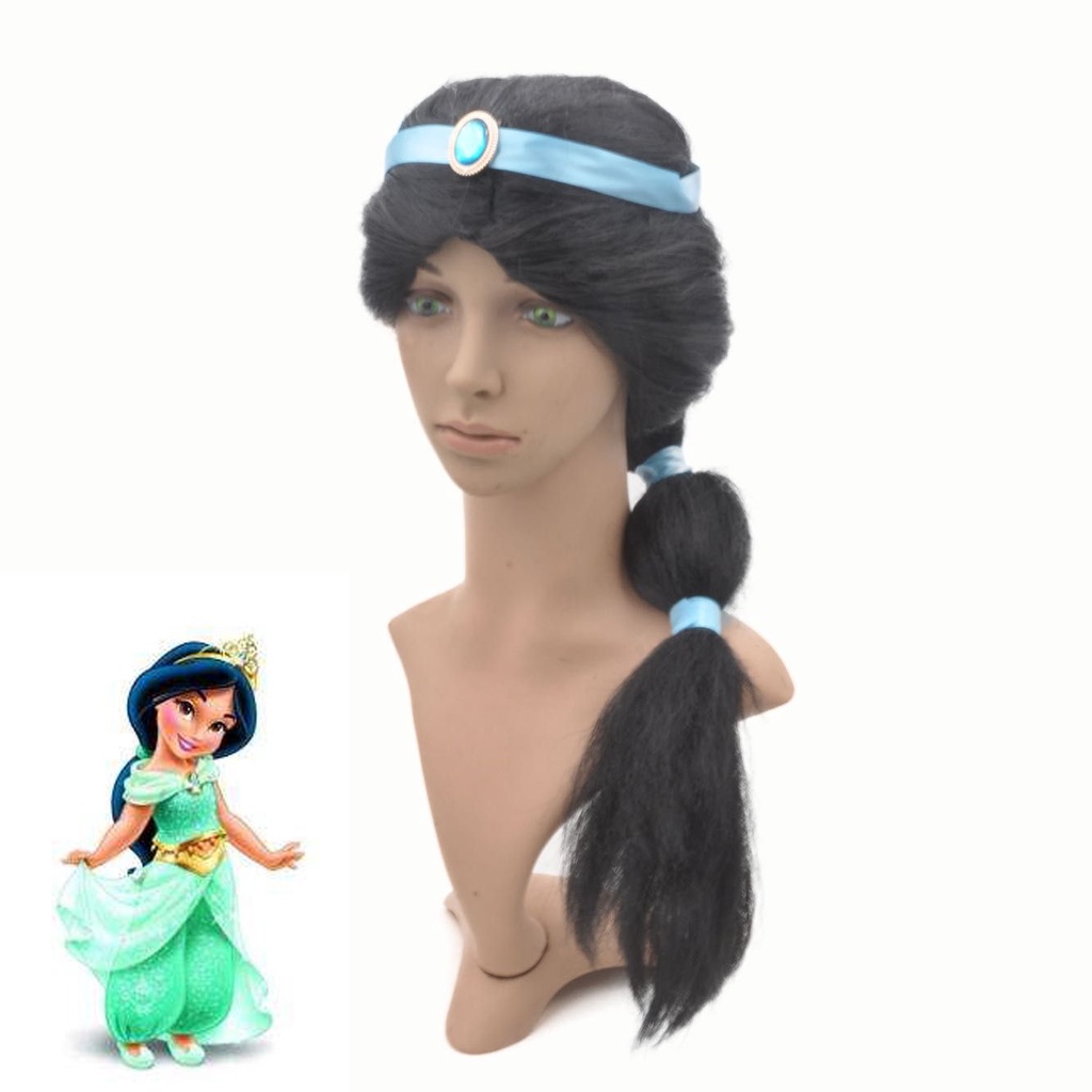 Wig Aladdin Kids Jasmine Princess Wig Arabian Diss Princess Cos Wig ...