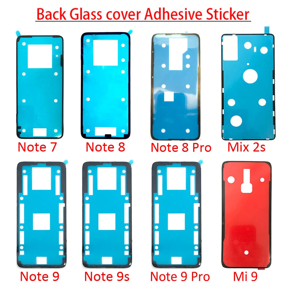 Back Glass cover Adhesive Sticker Stickers glue For Xiaomi Mi 9 9t Poco ...