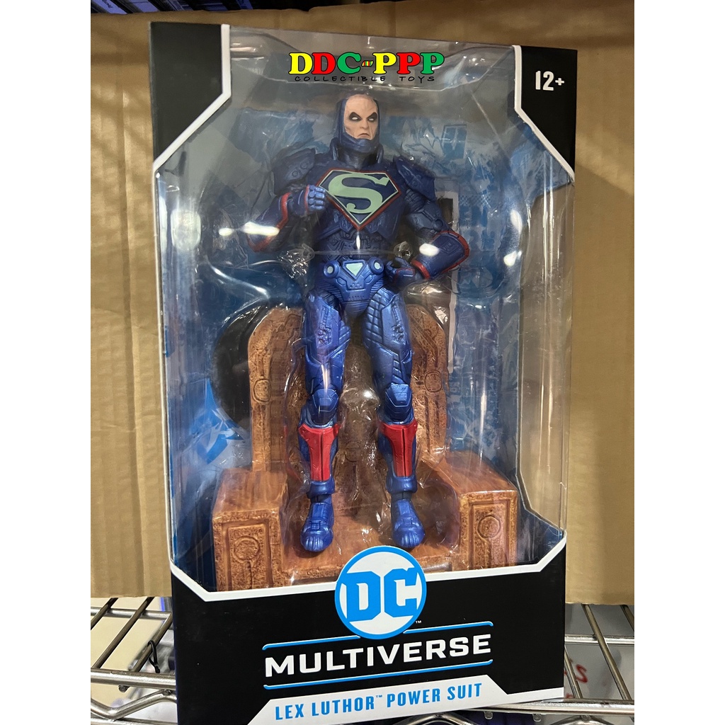 LEX LUTHOR BLUE POWER SUIT - DC Multiverse McFarlane Toys 7-Inch Action ...