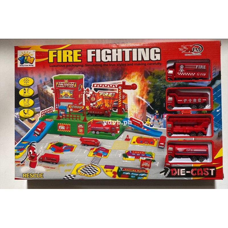 Fire Fighting Toy set PLAYTIME | Shopee Philippines