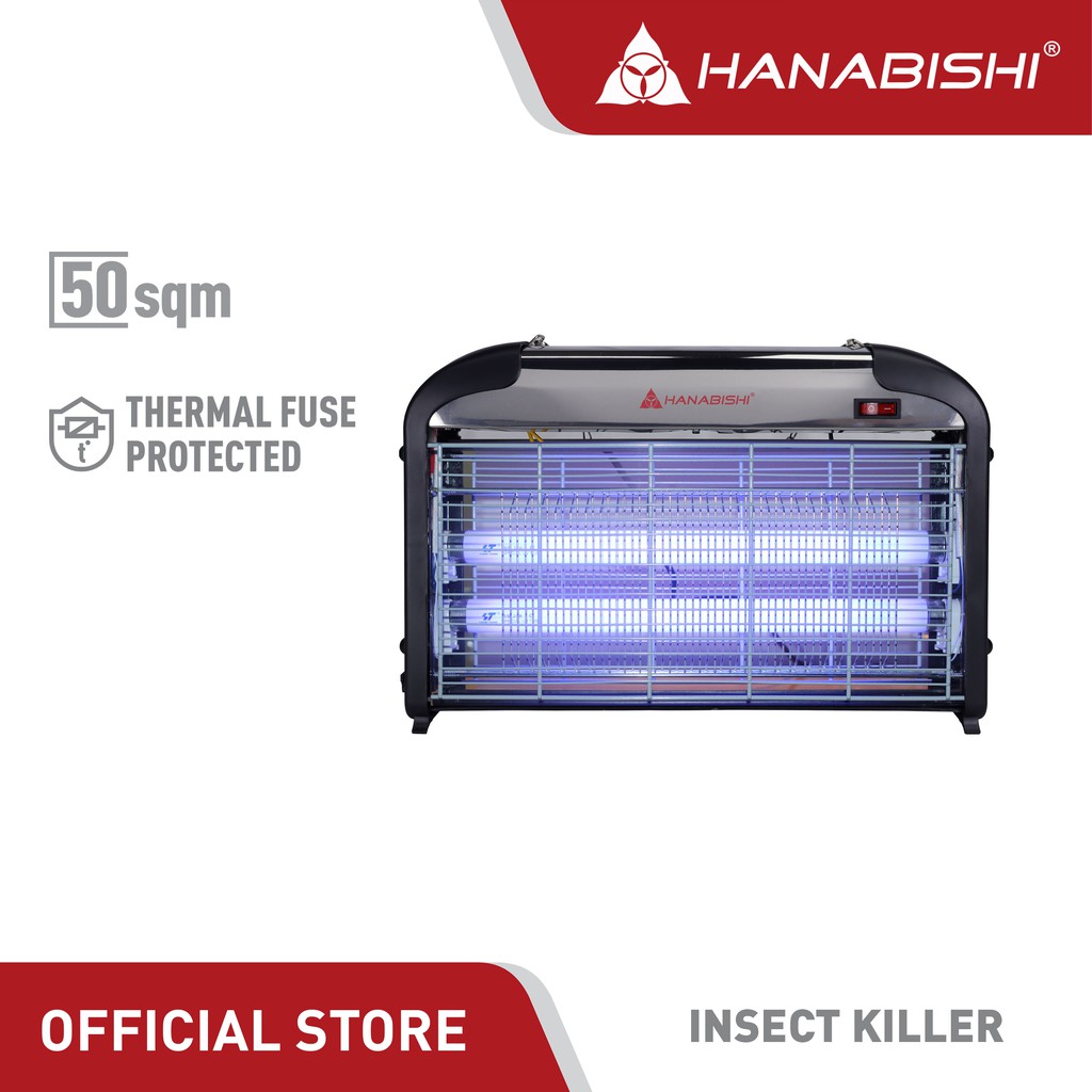Hanabishi Insect Killer HINSK50SQM | Bug Zapper UV light Mosquito Lamp ...