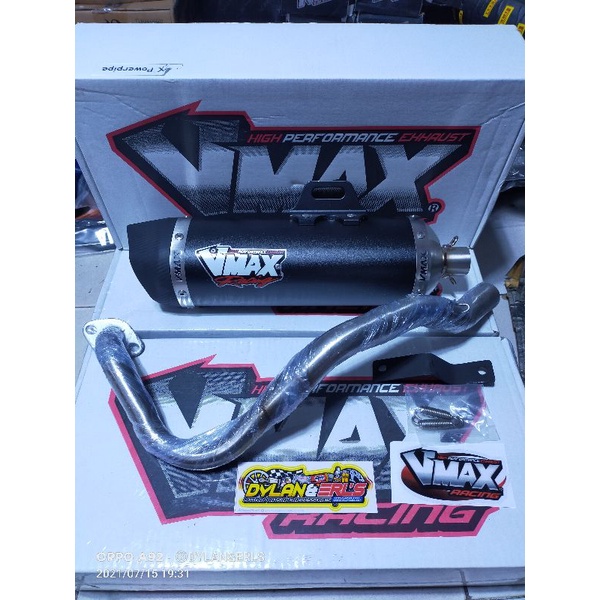 VMAX RACING POWER PIPE HONDA PCX 150 / PCX 160 | Shopee Philippines