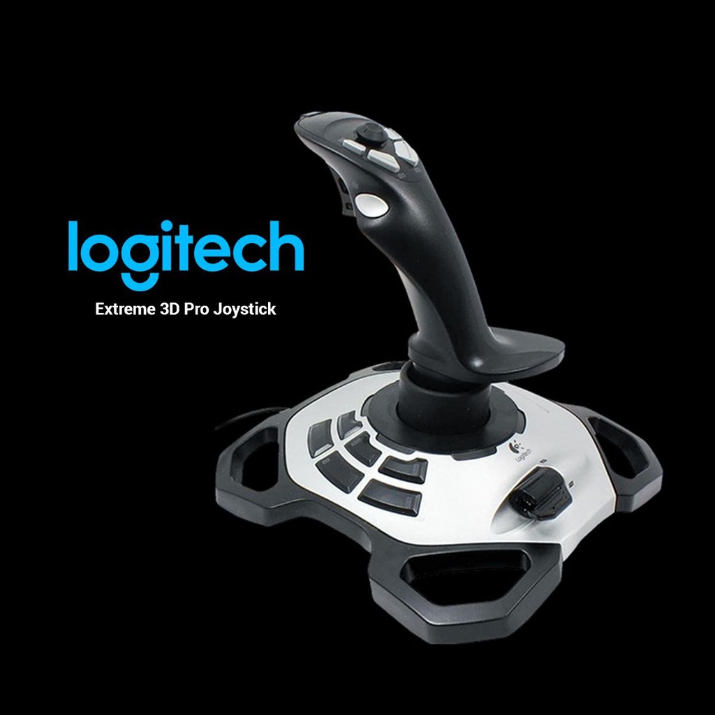 Logitech Extreme 3D Pro Joystick FLIGHT SIMULATOR joystick | Shopee ...