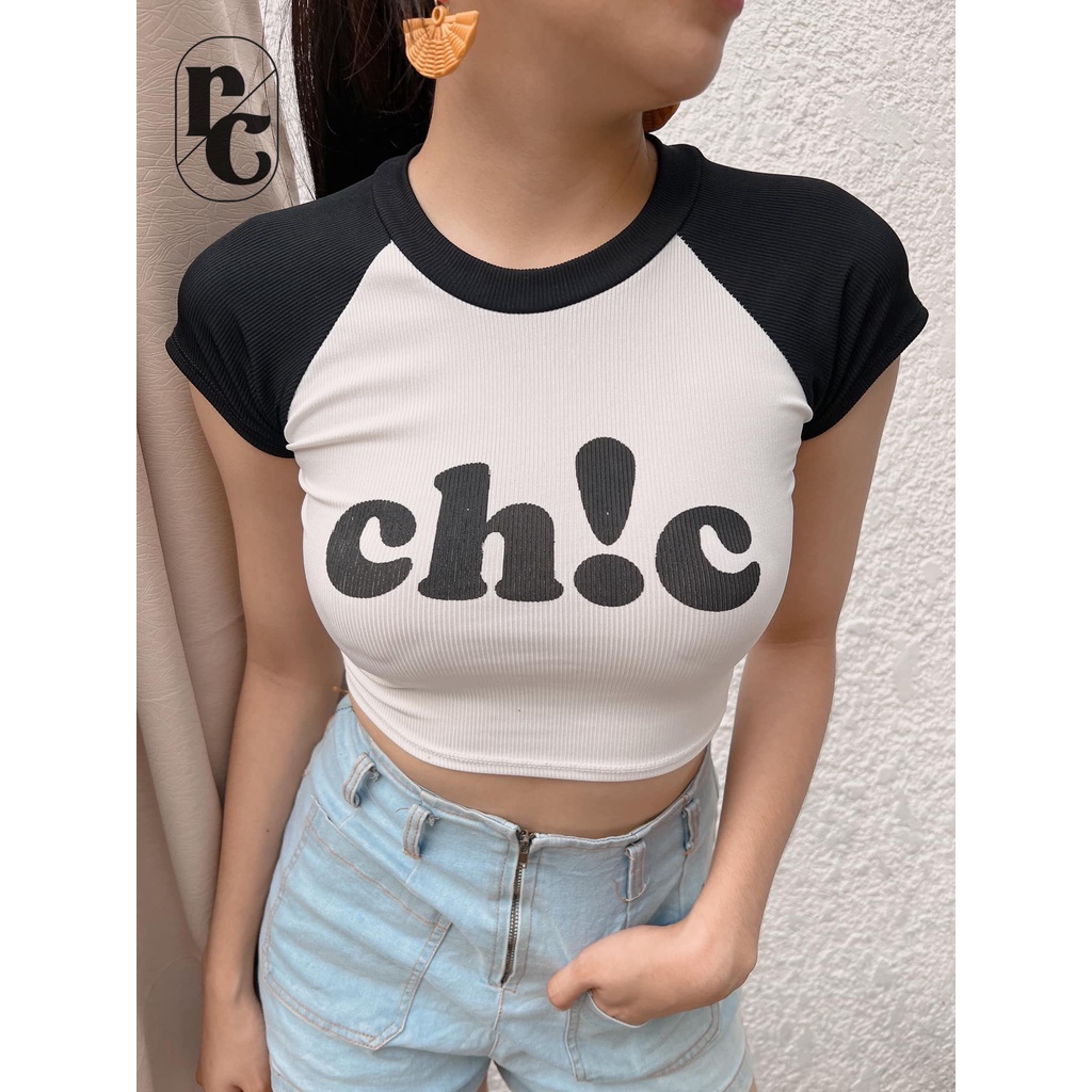 Chic Combi Print Knitted Crop Top | Shopee Philippines