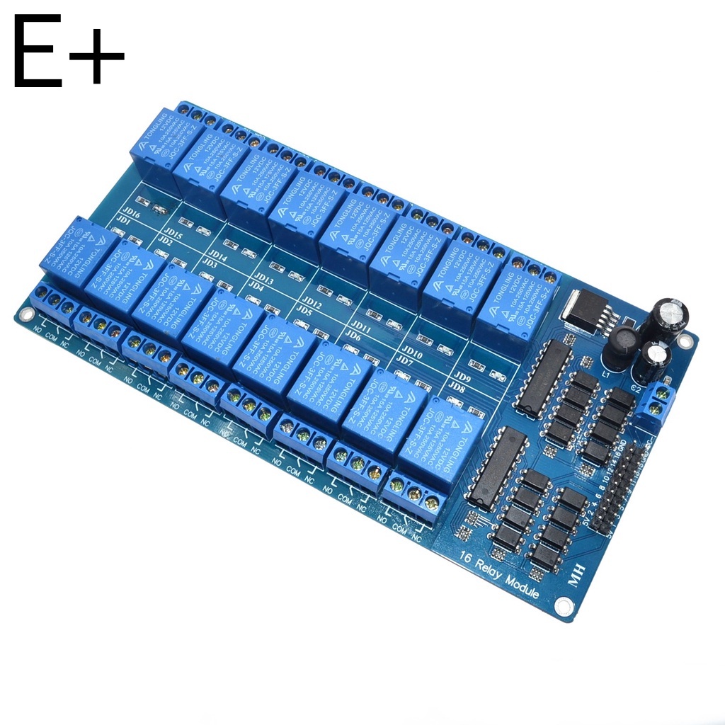 12V 16 Channel Relay Module ARM PIC AVR DSP Electronic Relay Plate Belt ...