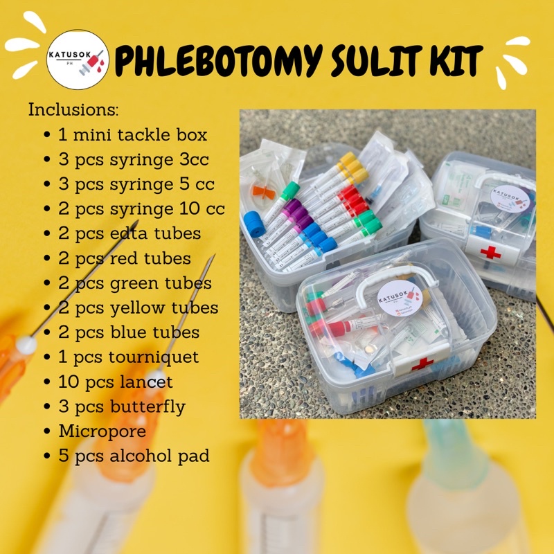 Affordable Phlebotomy Kit for Medtech Students | Shopee Philippines