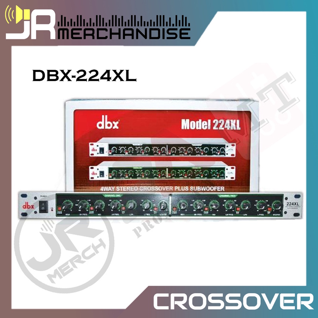 DBX Inspired 224XL 4 way Stereo Crossover plus Subwoofer (DBX-224XL) | Shopee Philippines