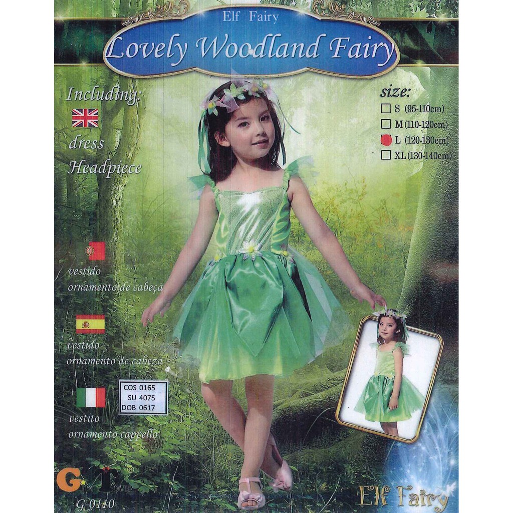 Instant Costumes Lovely Woodland Fairy - Kids COS 0165 | Shopee Philippines