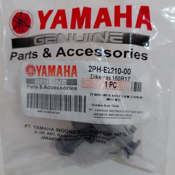 M3 / MIO i125 / MSi125 TENSIONER ASSEMBLY 2PH E2210-00 - Yamaha Genuine ...