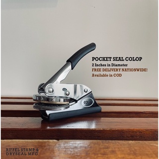 POCKET SEAL COLOP (1-2 DAYS) Dryseal/Embosser (MANUAL OR MACHINE ...