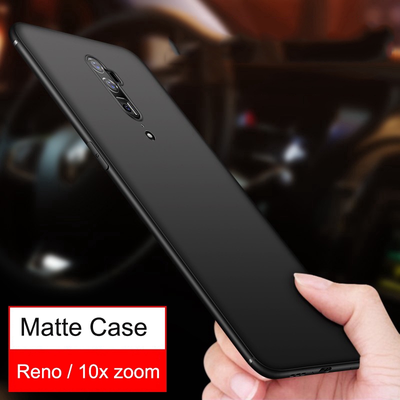OPPO Reno Z Reno 10X Zoom Case Soft Black Ultra Slim Thin Matte Silicon ...