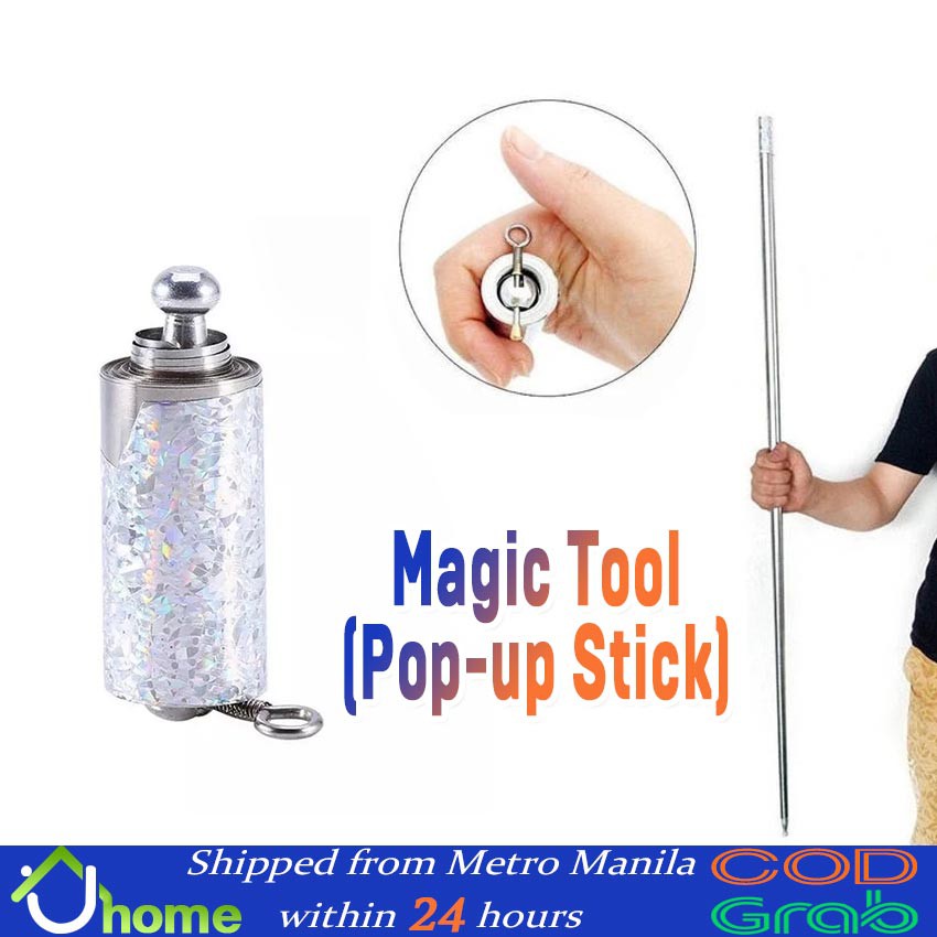 【SOYACAR】Magic Wand Portable Retractable Metal Magician Prop Stick Cane ...