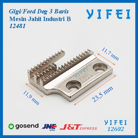MESIN Feed Gear/Dog Industrial Sewing Machine B/3 Row Sewing Gear YIFEI ...