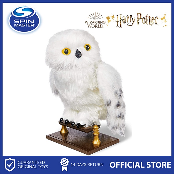 Harry Potter Wizarding World Magical Interactive Plush Owl Hedwig ...