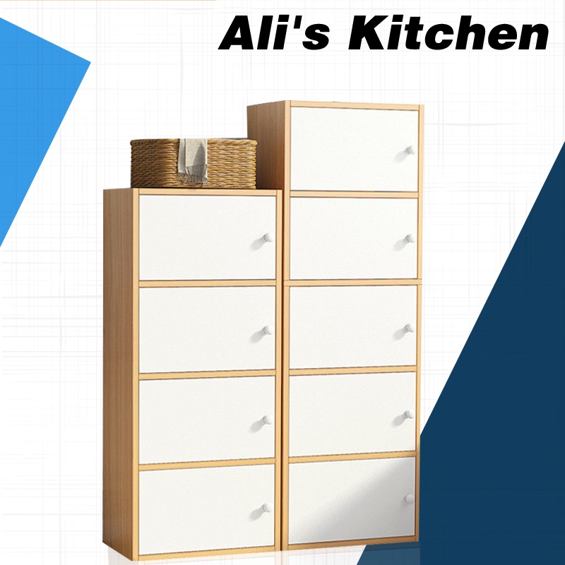 (COD) Locker Drawer Cabinet Combination Cabinet Bookcase Home Living ...