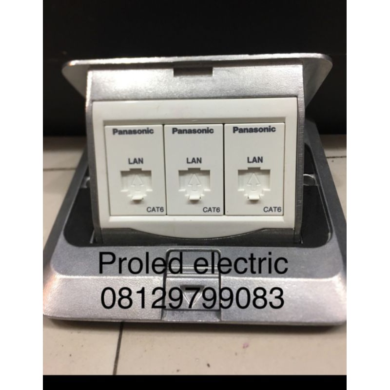Panasonic data cat 6 floor socket contains 3 panasonic floor sockets ...