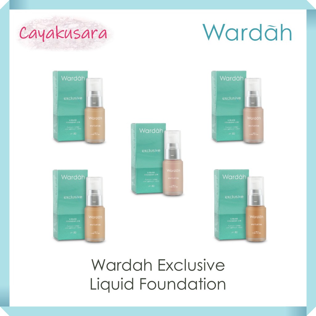 WARDAH Exclusive Liquid Foundation 20 ML | Shopee Philippines