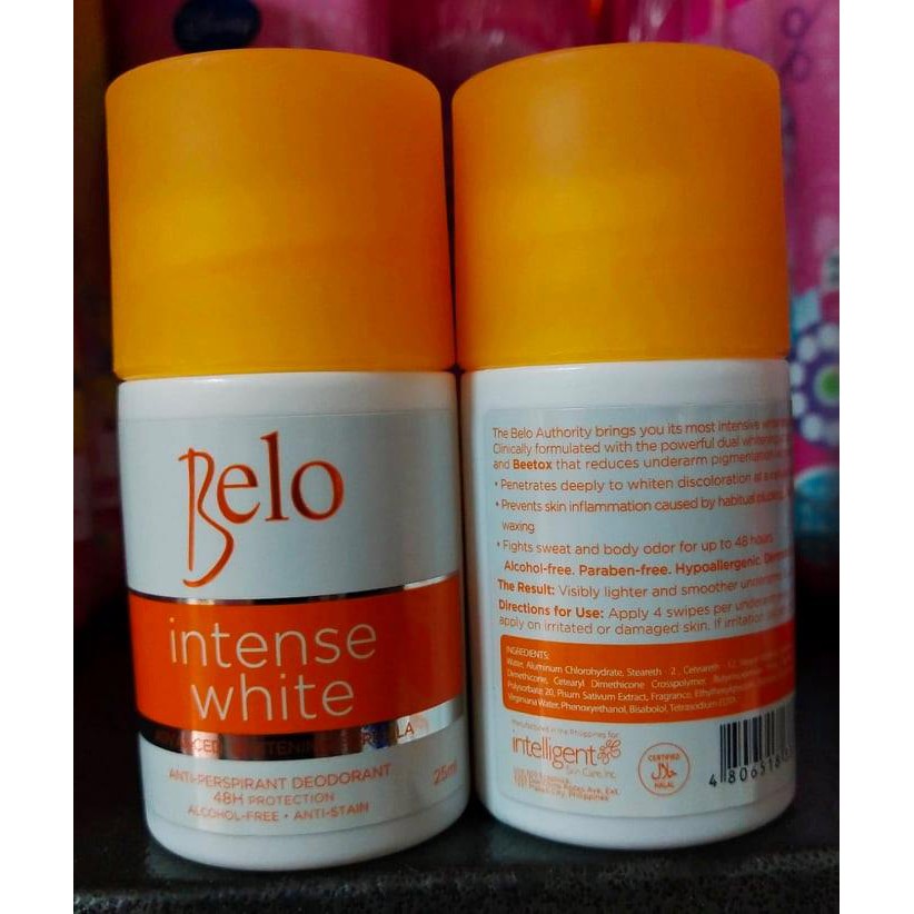 Belo Deodorant Roll On (25ml) | Shopee Philippines