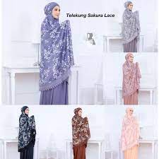 MOKNA SAKURA WITH out LACE PRAYER SET IMPORTED MALAYSIA HIGH QUALITY ...
