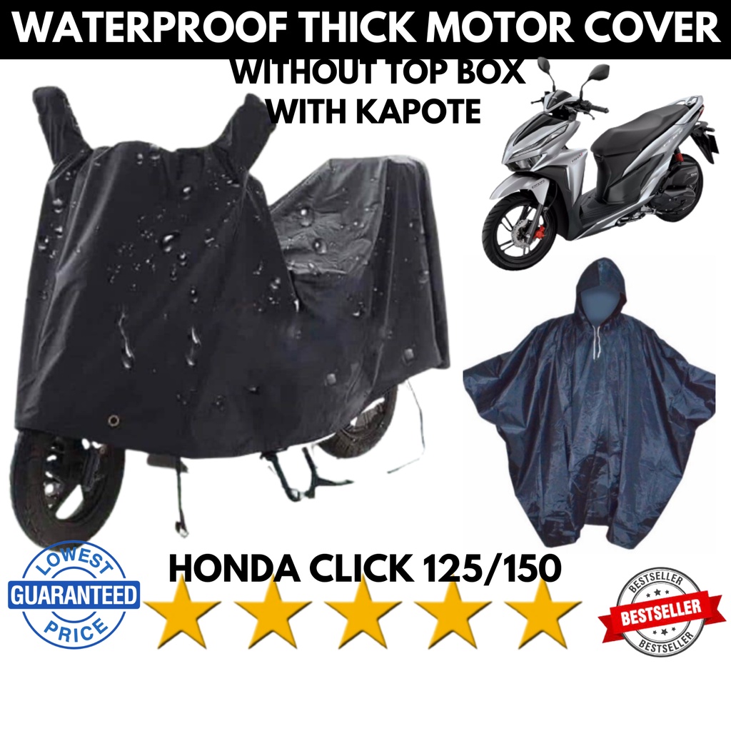 HONDA CLICK 125/150 MOTOR COVER WITH KAPOTE / HONDA CLICK 125i/150i ...