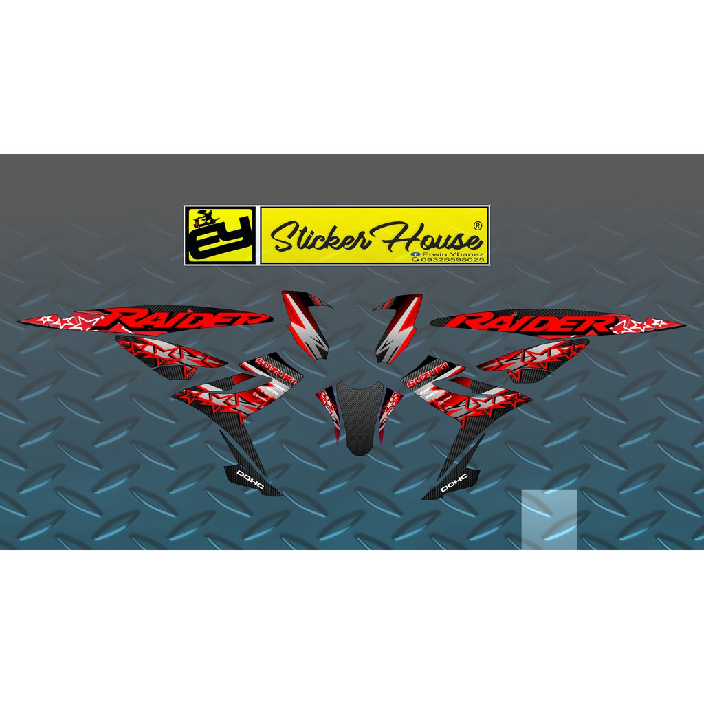 Raider J 115 fi Decals Laminated | Shopee Philippines