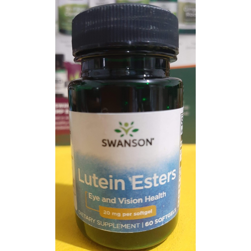 Lutein Esters 20mg 60 softgels EXPIRY: Sept. 2024 Eye and Vision Health ...